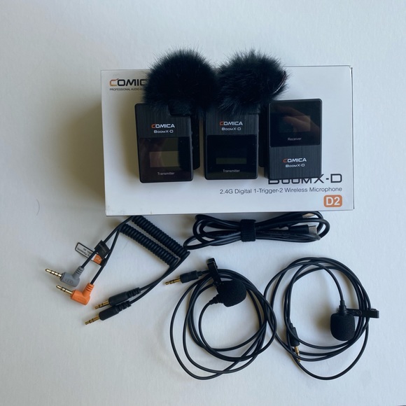 Cameras, Photo & Video | Comica Boomxd2 Compact Wireless Lav Mic System ...